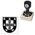 Portuguese Crest 2" x 2" Rubber Stamp | Zazzle