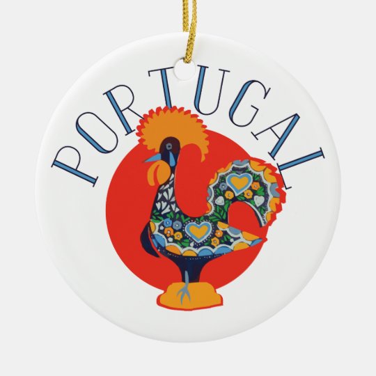 Portuguese Rooster Ceramic Ornament | Zazzle.com