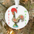 Portuguese Rooster Christmas Ornament | Zazzle
