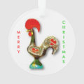 Portuguese Rooster Christmas Ornament | Zazzle
