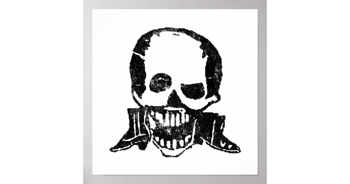 Posada Calavera Boots and Skull Poster | Zazzle