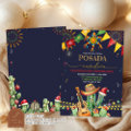 Posada Navidena Fiesta Cactus Christmas Party Invitation | Zazzle
