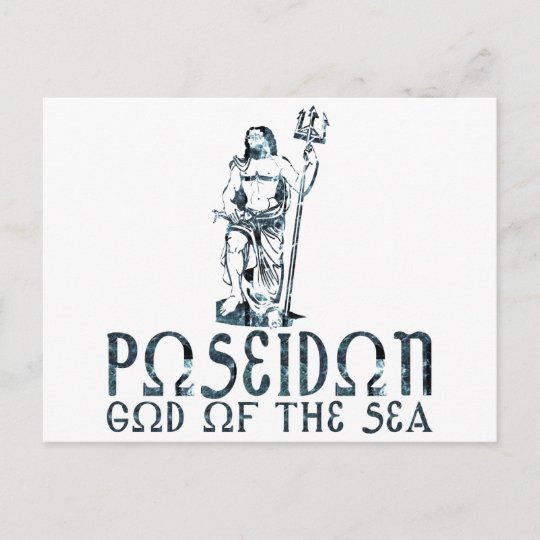 Poseidon Postcard | Zazzle.com