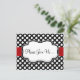 Posh Black and White Polka Dot Invitations | Zazzle
