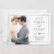Posh Border Photo Wedding Invitation PBD | Zazzle