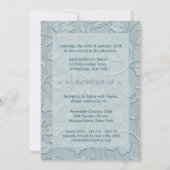 Posh Cats Aqua Blue Wedding ver 2 Invitation | Zazzle