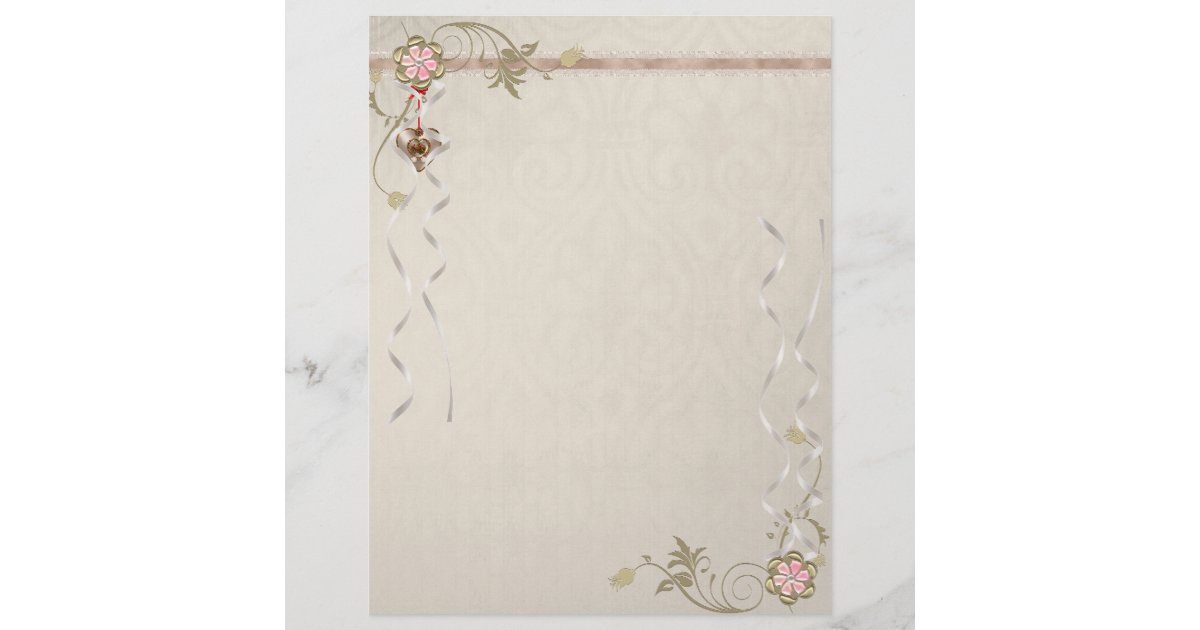 Posh Papers Letterhead | Zazzle