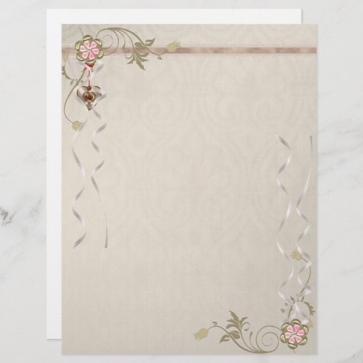 Posh Papers Letterhead | Zazzle
