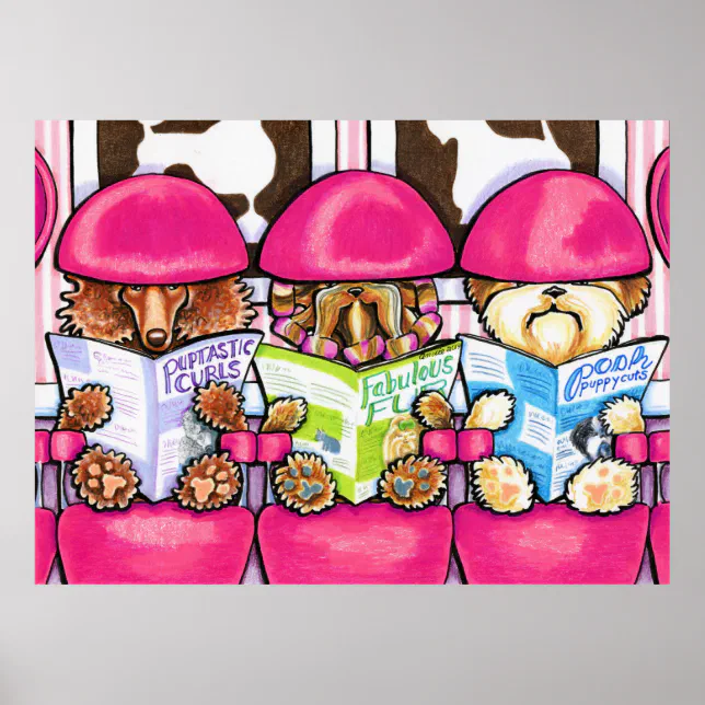 Posh Pup Salon Poster | Zazzle