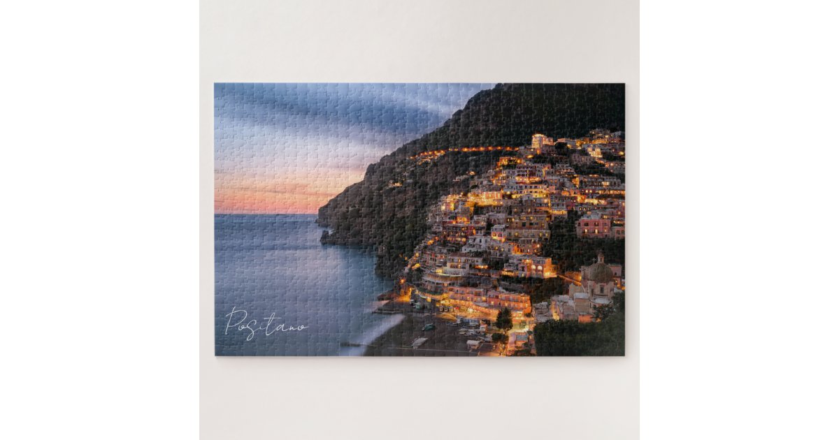 Positano Coastline Photo Jigsaw Puzzle | Zazzle