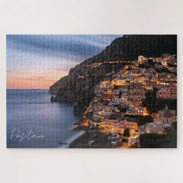 Positano Coastline Photo Jigsaw Puzzle | Zazzle