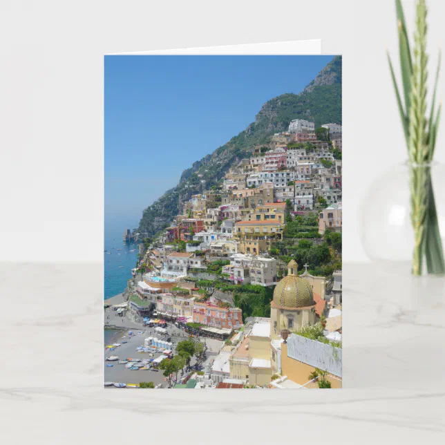 Positano, Italy Card | Zazzle