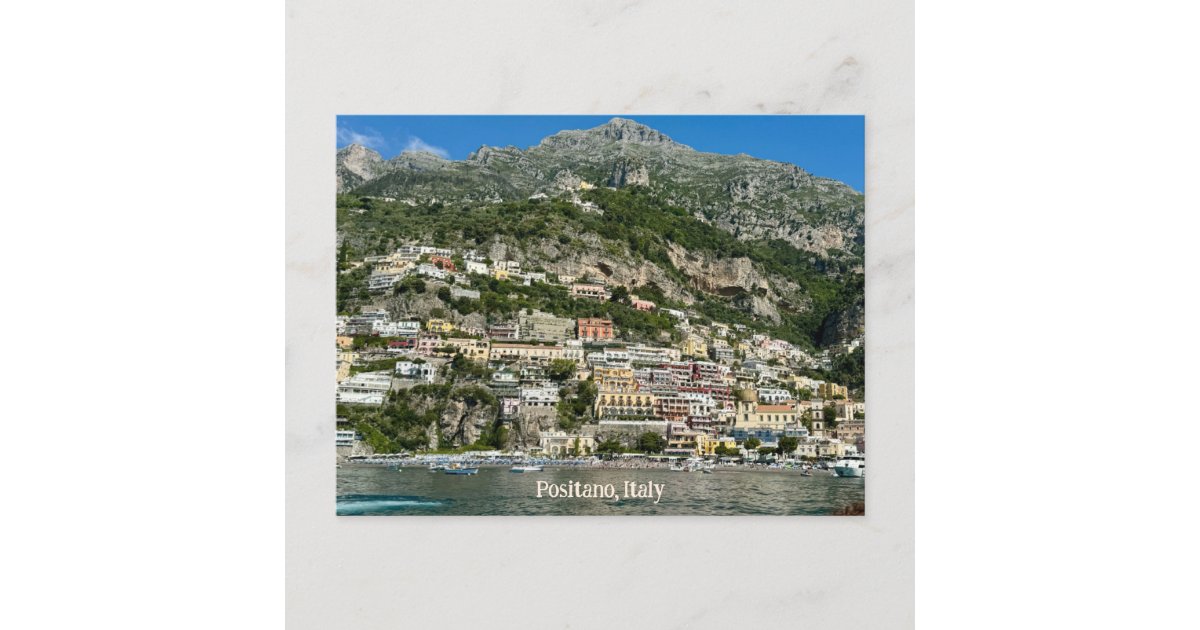 Positano, Italy Design Postcard | Zazzle