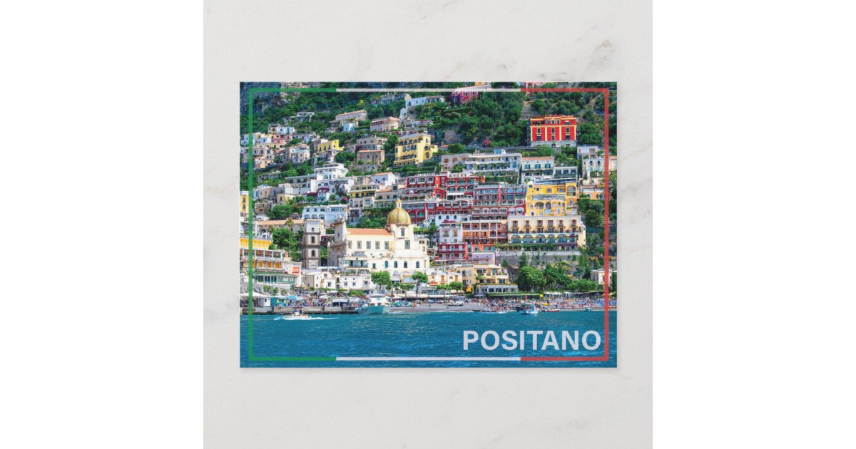 Positano - Italy Holiday Postcard | Zazzle