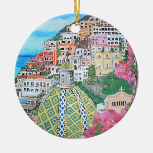Positano, Italy Ornament | Zazzle