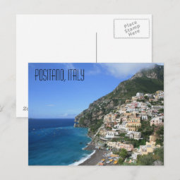 Positano, Italy Postcard | Zazzle