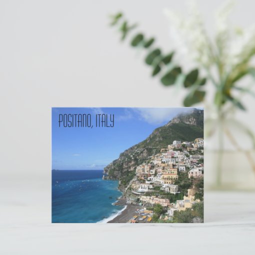 Positano, Italy Postcard | Zazzle