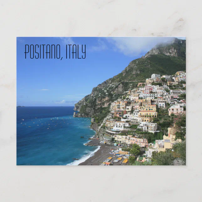Positano, Italy Postcard | Zazzle