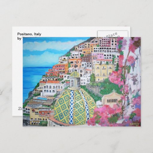 Positano, Italy - Postcard | Zazzle