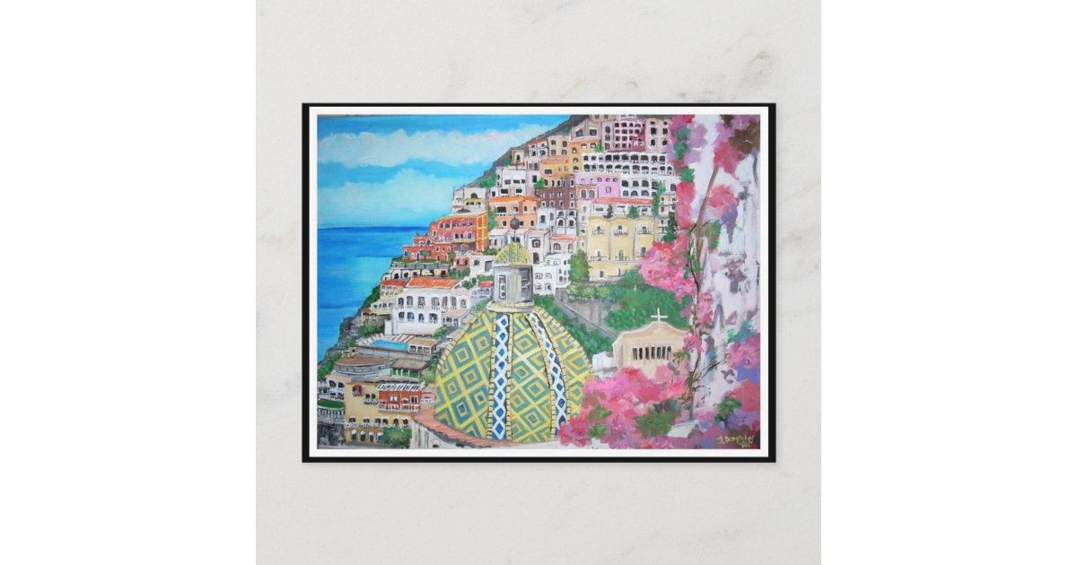 Positano, Italy - Postcard | Zazzle