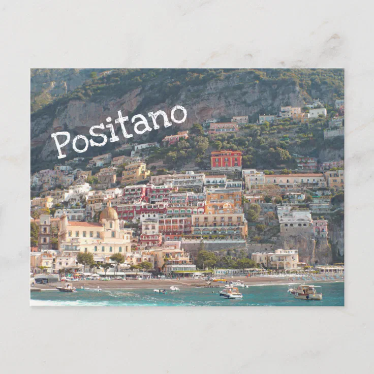 Positano, Italy Postcard | Zazzle