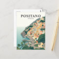 Positano, Italy Town Vintage Postcard | Zazzle