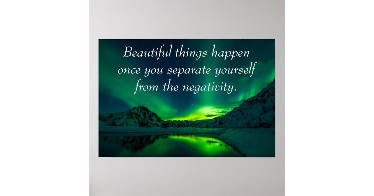 Positive Affirmation Quote Poster | Zazzle