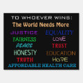 Positive Message Hope Equality Sign | Zazzle