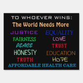 Positive Message Hope Equality Sign | Zazzle