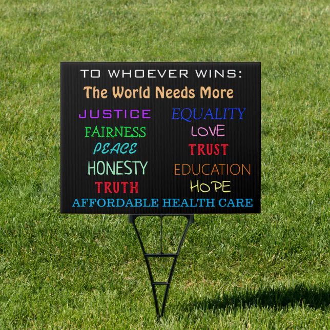 Positive Message Hope Equality Sign | Zazzle