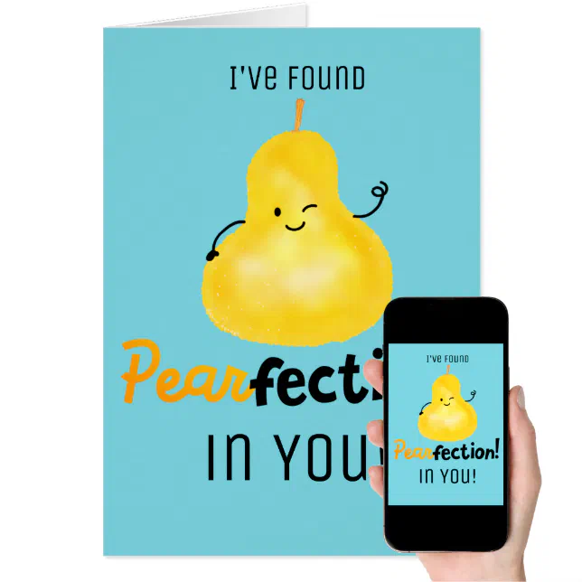 Positive Pear Pun - Pearfection | Zazzle