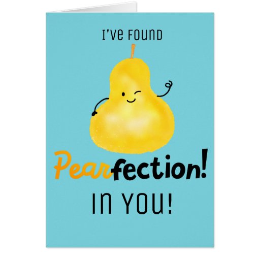 Positive Pear Pun - Pearfection | Zazzle