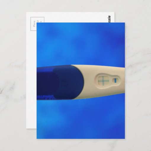 Positive Pregnancy Test Postcard | Zazzle