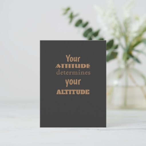 Positive Quote Postcard | Zazzle