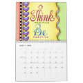 Positive Thoughts Calendar | Zazzle
