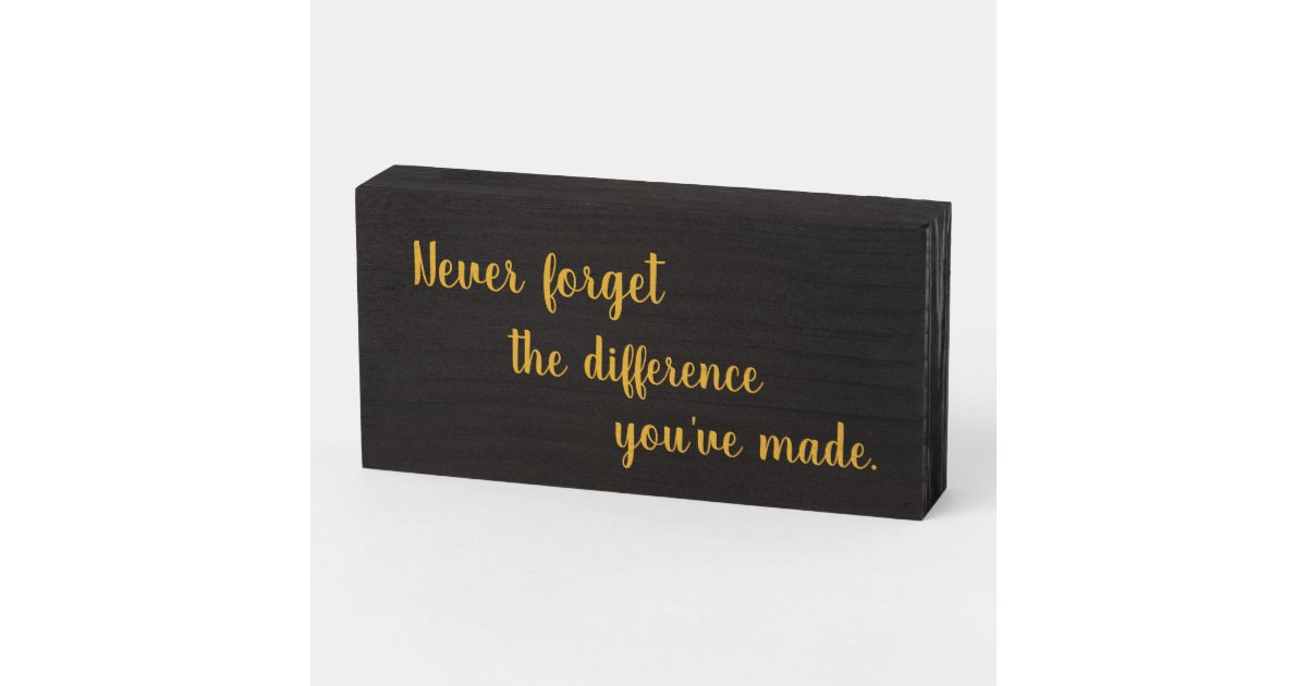 Positive thoughts/ decorative wood box | Zazzle