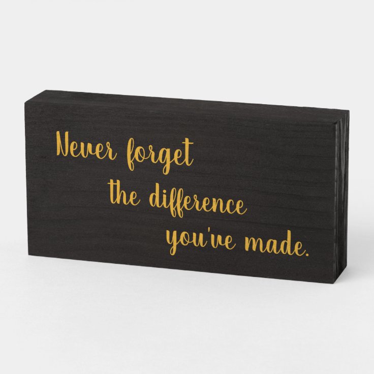 Positive thoughts/ decorative wood box | Zazzle