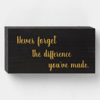 Positive thoughts/ decorative wood box | Zazzle