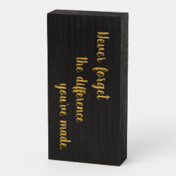 Positive thoughts/ decorative wood box | Zazzle