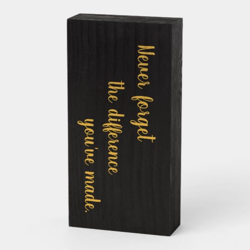 Positive thoughts/ decorative wood box | Zazzle