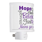 Positive Words of Encouragement Night Light | Zazzle