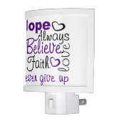 Positive Words of Encouragement Night Light | Zazzle