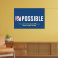 Possibilities Inspirational Positive Thinking Poster | Zazzle
