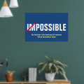 Possibilities Inspirational Positive Thinking Poster | Zazzle