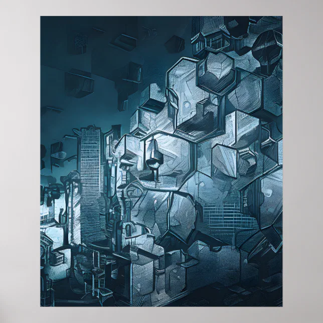 Post-apocalyptic city poster | Zazzle