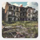 Post Apocalyptic Destruction | Abandoned Buildings Square Sticker | Zazzle