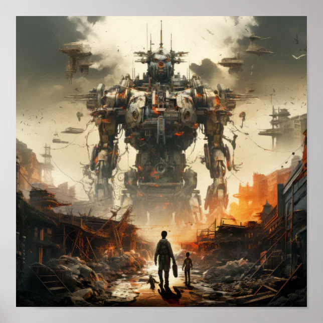 Post-Apocalyptic Wasteland Punk - Movie Poster Sty | Zazzle