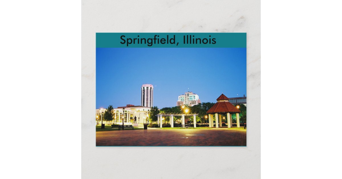 post card of Springfield, Illinois | Zazzle
