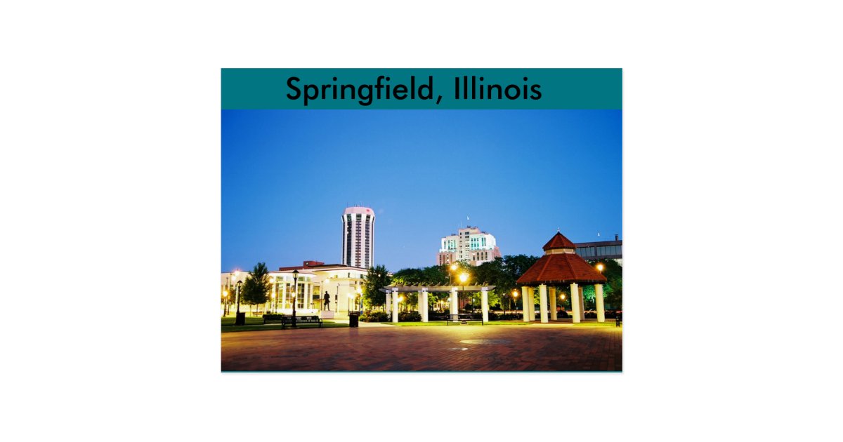 post card of Springfield, Illinois | Zazzle.com