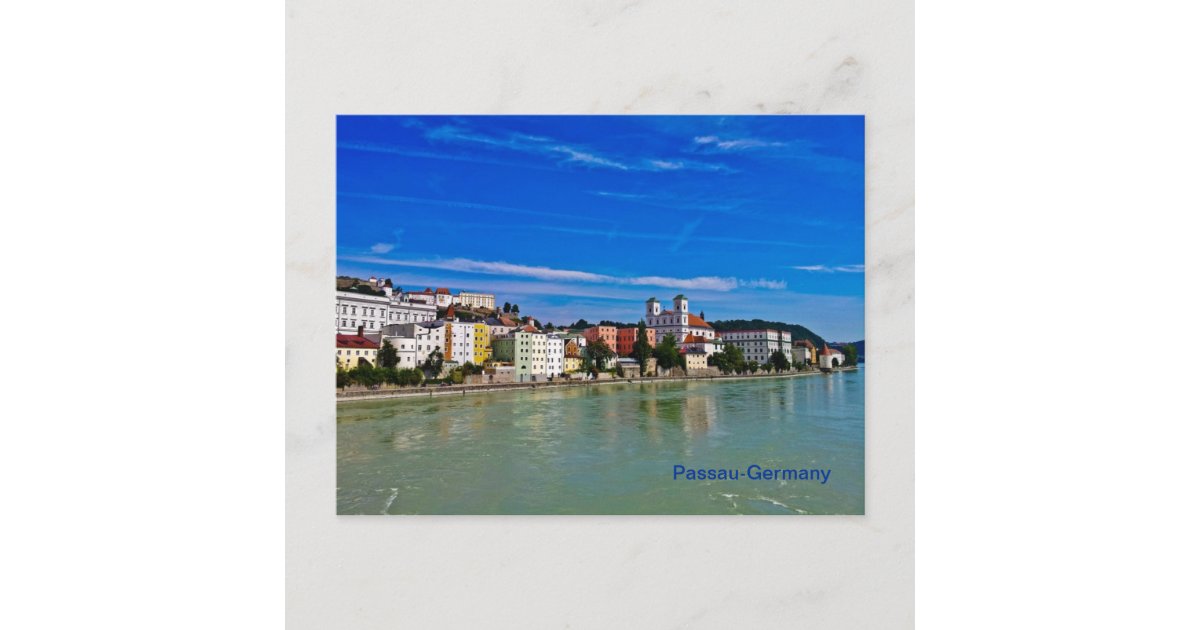 post card Passau, bavaria, germany, | Zazzle